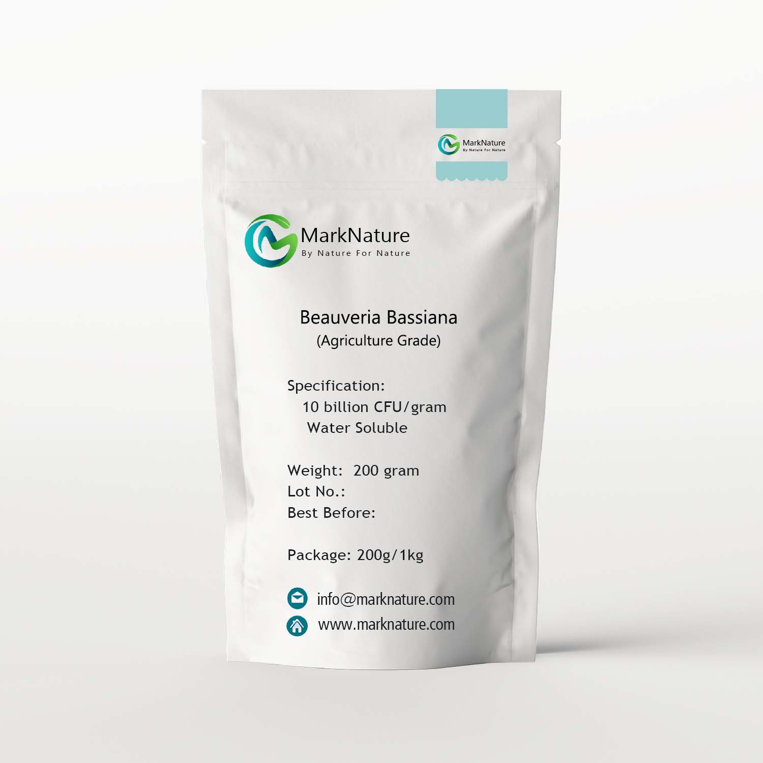 Beauveria bassiana, water soluble powder for control aboveground pests